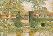 At Great Langley Manor, Surrey by Thomas Henry Hunn artist at Bonhams ...