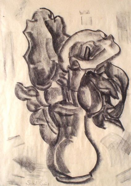 Lilly and Leaves by Sybil Craig artist at McKenzies auction house ...