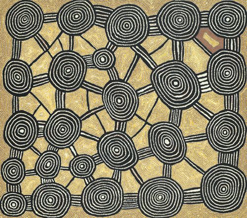 Tingari Cycle by John John Bennett Tjapangati artist at Lawsons auction ...