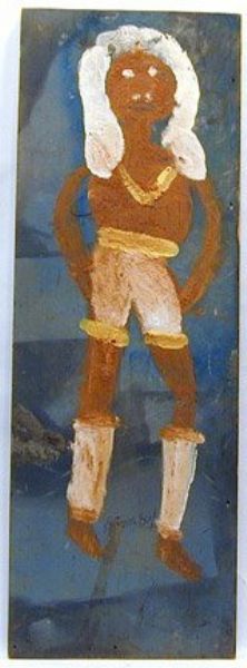 Standing Woman by James (jimmy Lee) Sudduth artist at Slotin Folk Art ...