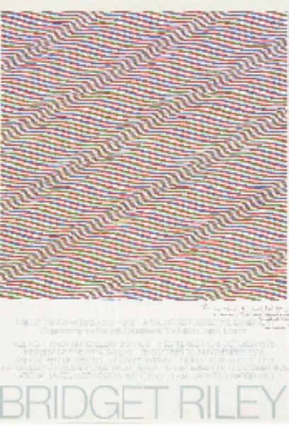 Poster for Bridget Riley: Works 1959-1978 by Bridget Riley (after ...
