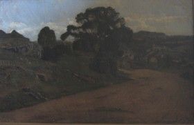 LANDSCAPE WITH VILLAGE by Thomas Allen artist at Freemans auction house ...