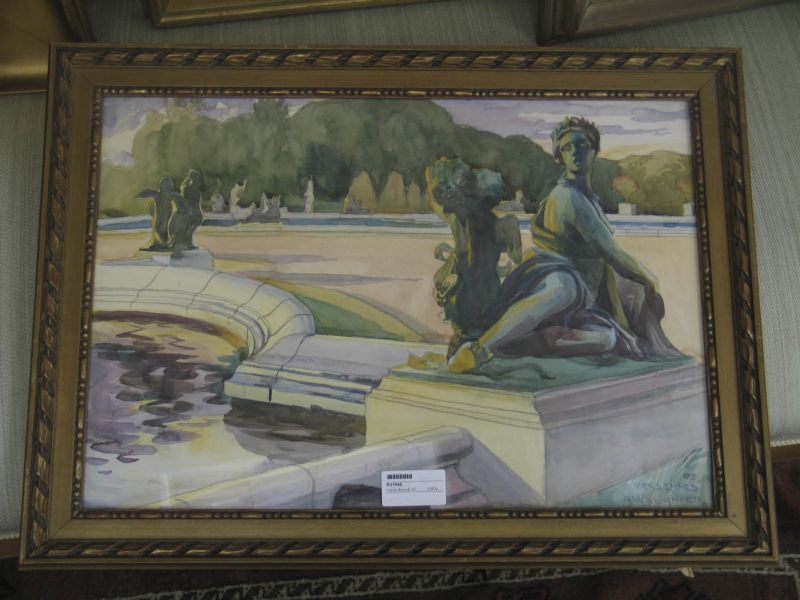 Versailes slottsträdgård by Alf Wallander artist at Metropol Auktioner ...