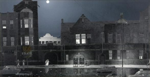 Kings Cross Fire Station by Tom Spence artist at Deutscher-Menzies ...