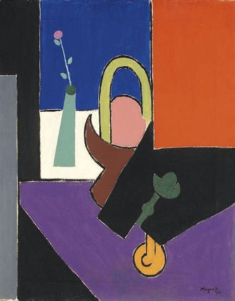 Nature morte à la fleur by Alberto Magnelli artist at Christie's ...