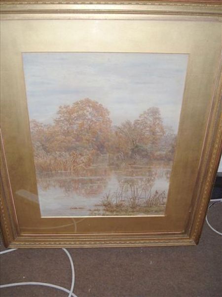 On the River Wey by Thomas Henry Hunn artist at Dreweatt Neate ...