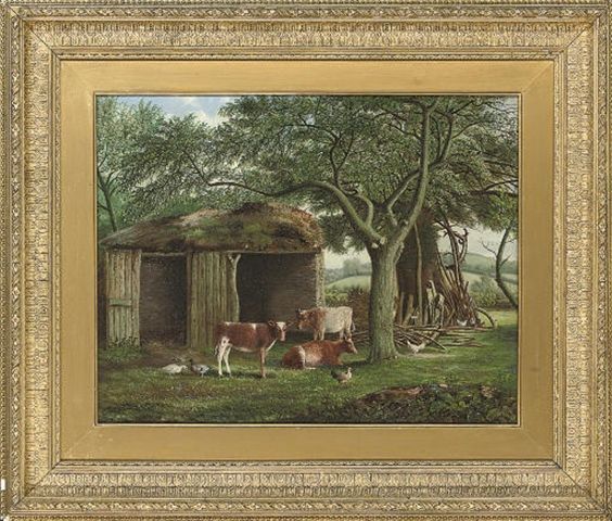 By the cattle shed by Ben Hold artist at Christie's auction house | BidtoArt