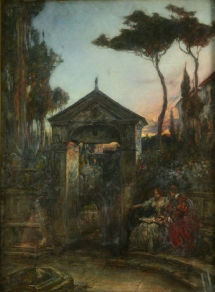 Paolo & Francesca by Victor John Robertson artist at Gorringes auction ...