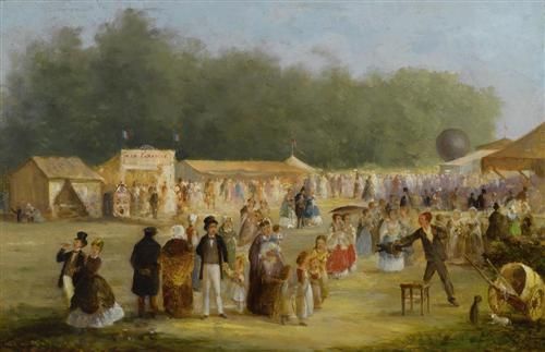 A la fête foraine by Frédéric Gillet artist at Koller Auktionen AG ...