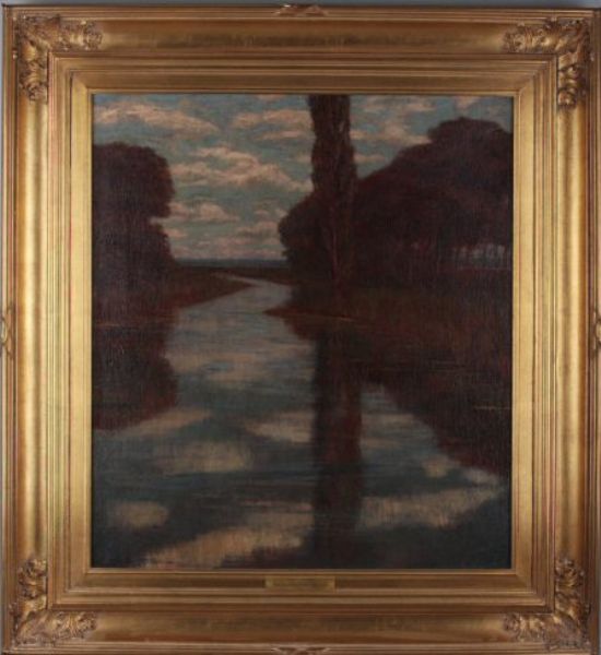 The River by Thomas Alexander Harrison artist at Leland Little Auctions ...
