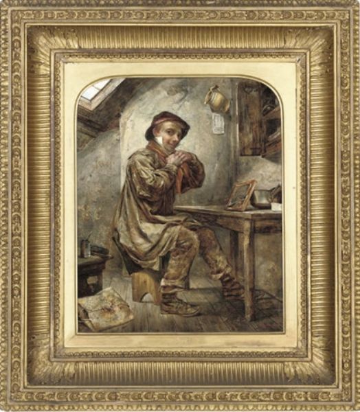 The rustic toilet by Frederick Weekes artist at Christie's auction ...