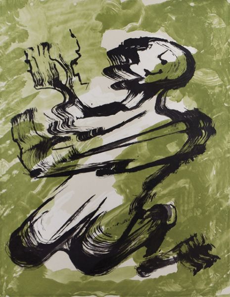 El bonzo by David Alfaro Siqueiros artist at Morton Subastas auction ...