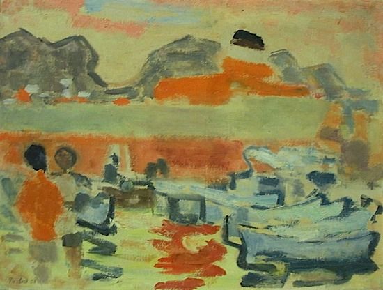 PERSONNAGES ET BATEAUX by Alexandre Sacha Garbell artist at Artcurial ...