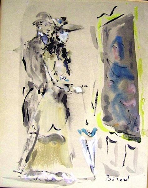 COUPLE DEVANT UN TABLEAU by Christian Bérard artist at Artcurial ...