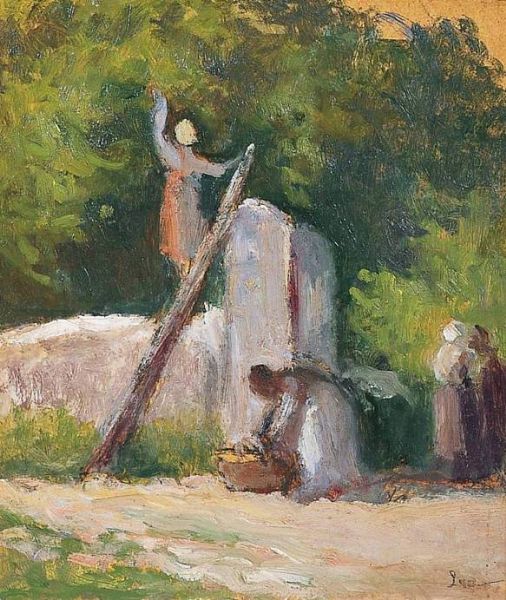 LA CUEILLETTE DES FRUITS by Maximilien Luce artist at Éric PILLON ...
