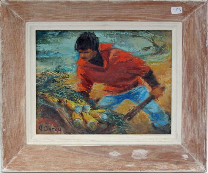 The Orange Jacket by Virginia Cartin artist at Blackwood March ...