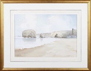 Marsden Bay, South Shields by Thomas Harrison Wilkinson artist at ...