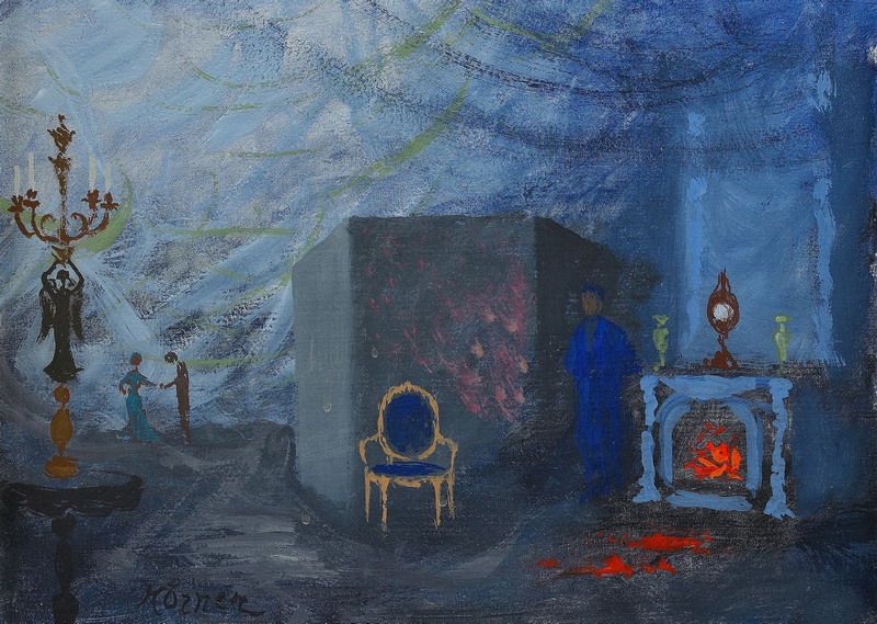 Tiden går brasan brinner by Stellan Graf Mörner artist at AB Stockholms ...