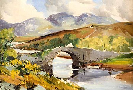 RIVER & BRIDGE by Anne Tallentire artist at John Ross & Co auction ...
