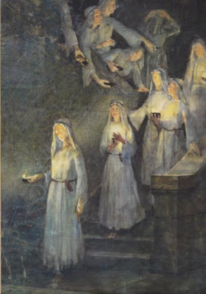 Study, The Wise and Foolish Virgins by Thomas Cooper Gotch artist at ...