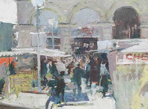 Shopping at Castres by Thomas John Coates artist at Bonhams auction ...