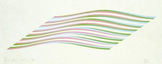 WAVE by BRIDGET RILEY artist at PIASA auction house | BidtoArt