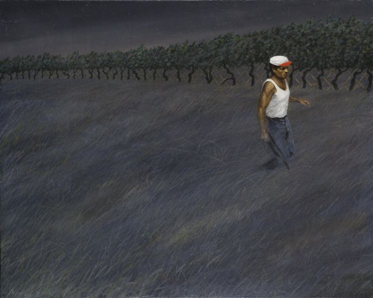 Bauer auf dem Feld. 1977 by Thomas Graetz artist at NEUMEISTER ...