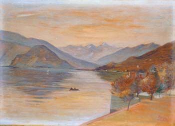 Lago Maggiore by Mario Tozzi artist at Galleria Rosenberg auction house ...
