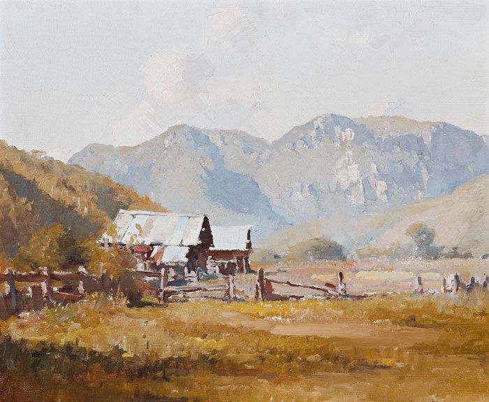 River Flats by Robert Johnson artist at deutscher and hackett auction ...