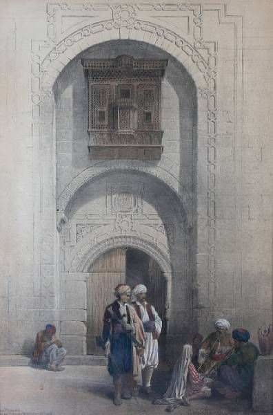 Modern Mansion, Showing the Arabesque Architecture of Cairo, from ...