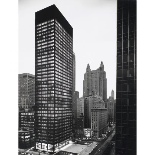 Seagram Building at Night by Ezra Stoller artist at Wright auction ...
