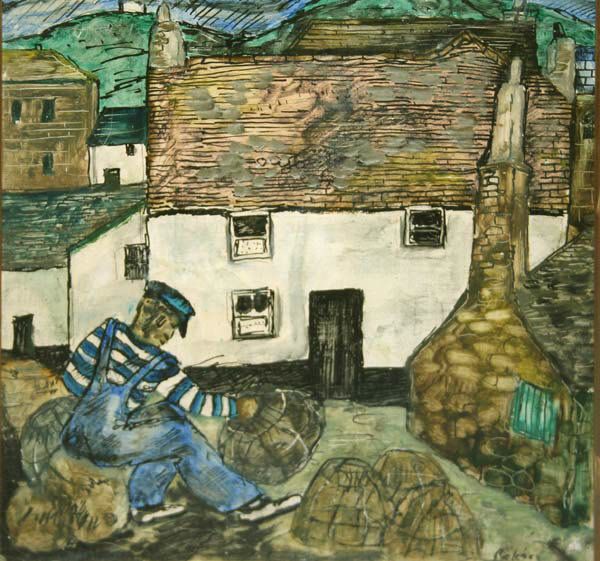 The Lobster Fisherman by Basil Ivan Rákóczi artist at De Veres Art ...