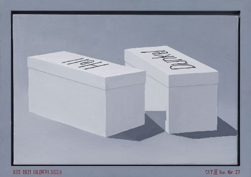 AUS DEM BILDERLAGER (FROM THE PICTURE STORAGE) by Thomas Huber artist ...