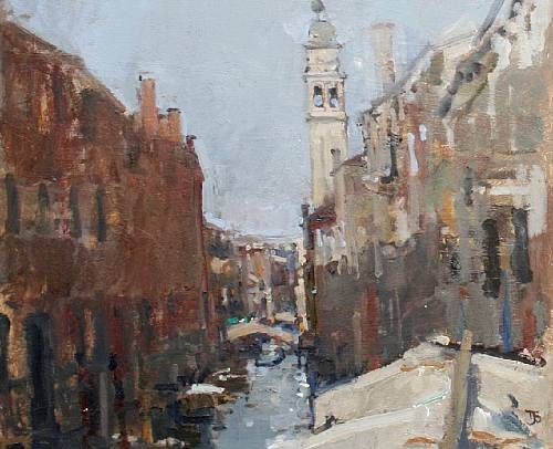 Canal scene, Venice by Thomas John Coates artist at Bonhams auction ...