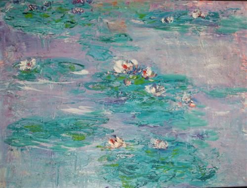 Lilypond by Mark Davis artist at Lawsons auction house | BidtoArt