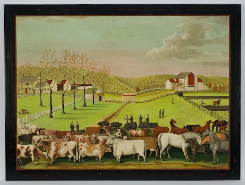 The Cornell Farm. by Edward Hicks (after) artist at Dallas Auction ...