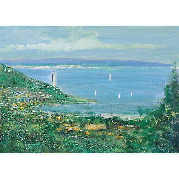 Panorama di Trieste by Bruno Perino artist at Stadion Casa d'Aste ...