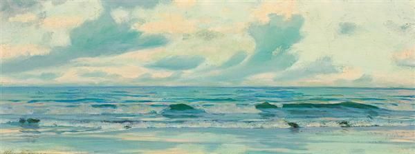 Bathing - A Study by Thomas Alexander Harrison artist at Shannon´s Fine ...