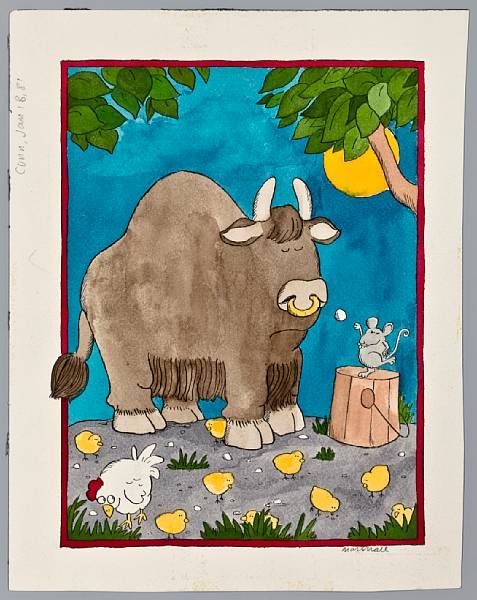 The Bull and the Mouse by James Marshall artist at Bonhams ...