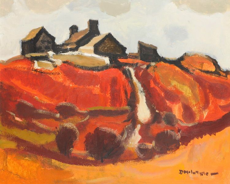 Hillside Farm by Donald McIntyre artist at Tennants Auctioneers auction ...