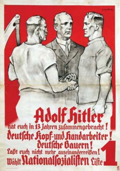Adolf Hitler wählt Nationalsozialisten Liste 1 by Felix Albrecht Harta ...