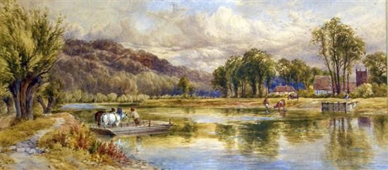 Crossing the River by Thomas James Soper artist at Ewbank's auction ...