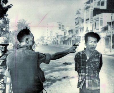 Execution in Saigon - A Viet Cong officer is executed with a single ...