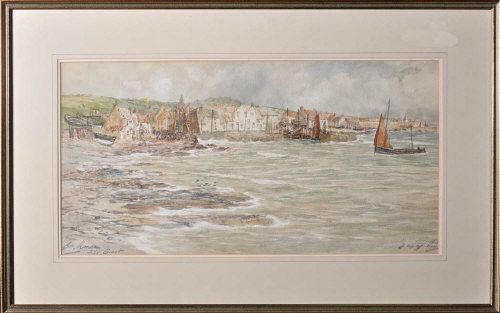 ST. MONANS, FIFE COAST by Thomas Swift Hutton artist at ANDERSON ...