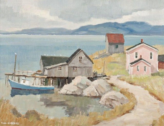 View of Indian Harbour by Thomas Keith Roberts artist at Walkers ...