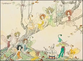 AKA MARY ELIZABETH WATT FAIRY PARADISE by Elizabeth Mary Watt artist at ...
