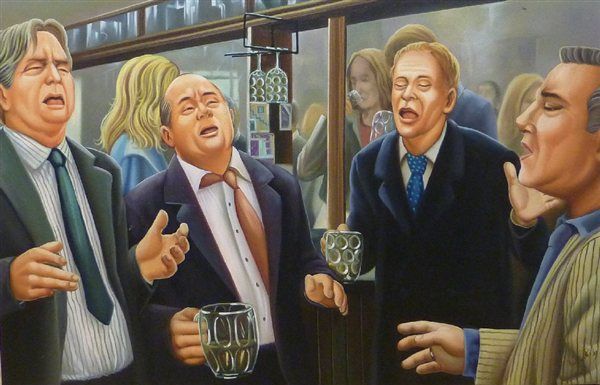 Last Orders by Peter J Bailey artist at David Duggleby auction house ...