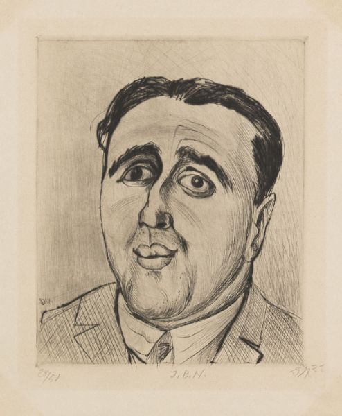 J.B. Neumann by Otto Dix artist at Ketterer Kunst auction house | BidtoArt