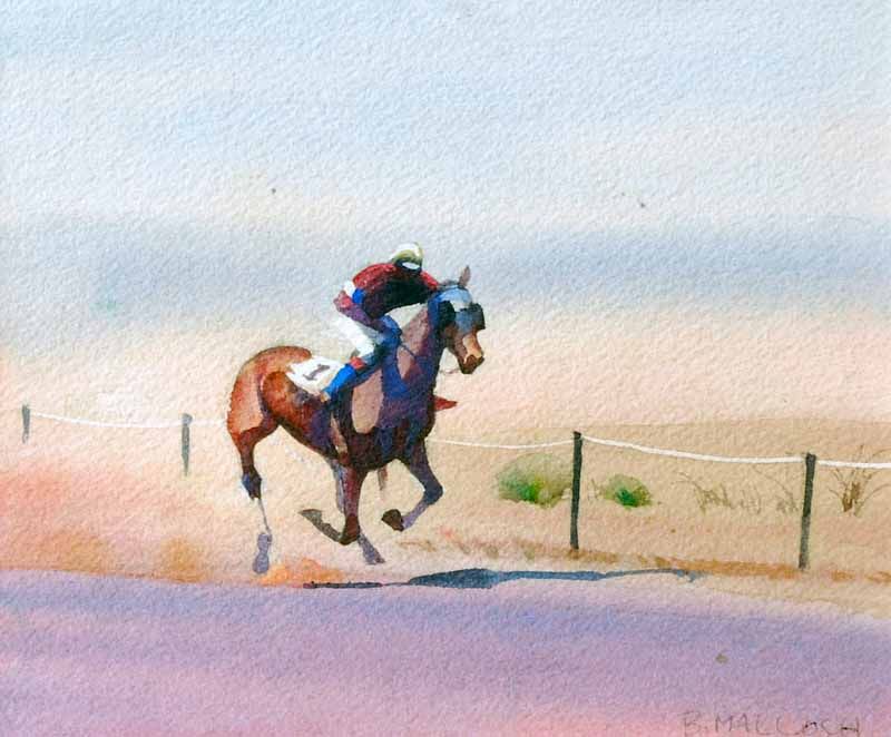 The Winner, Landor by Bruce Malloch artist at McKenzies auction house ...