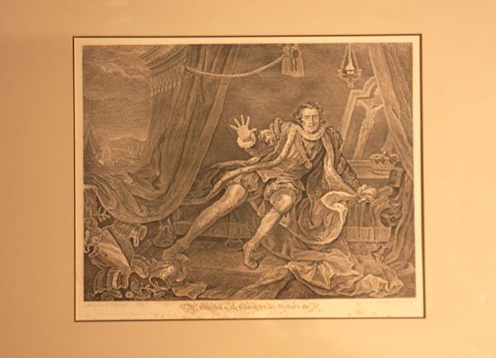 King Henry the Eighth and Anna Bollen and Mr. Garrick in the Character ...